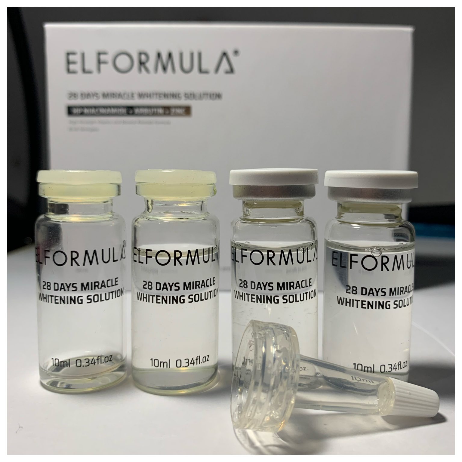 [Review] Serum ELFORMULA 28 Days Miracle Whitening Solution - lindamaya